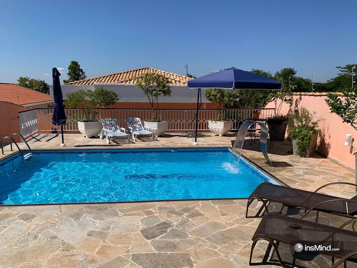 Casa Top ÁGuas S. Pedro | Piscina E Churrasqueira - Águas de São Pedro