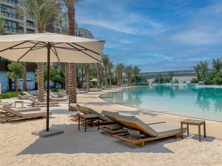 Luxury Dubai Creek Beach With Private Lagoon - Dubái