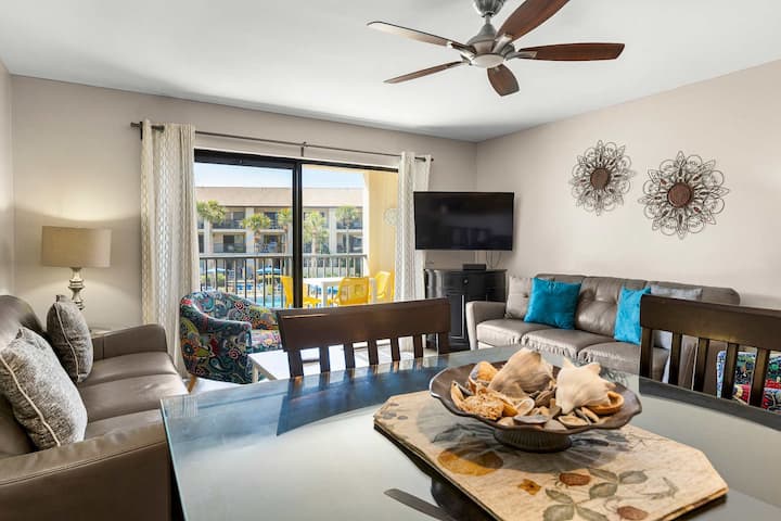 3brpoolside Condo Near Beach - St. Augustine Beach, FL