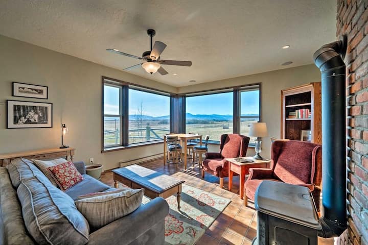 Bozeman Home On 11 Acres W/ Mountain Views! - Bozeman, MT