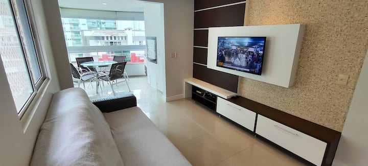 Quadra-mar Funcional Churrasqueira Com Vista Mar - Porto Belo