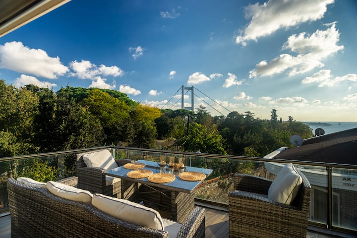 Quadruplex Villa- Bosphorus Views & Terrace - İstanbul