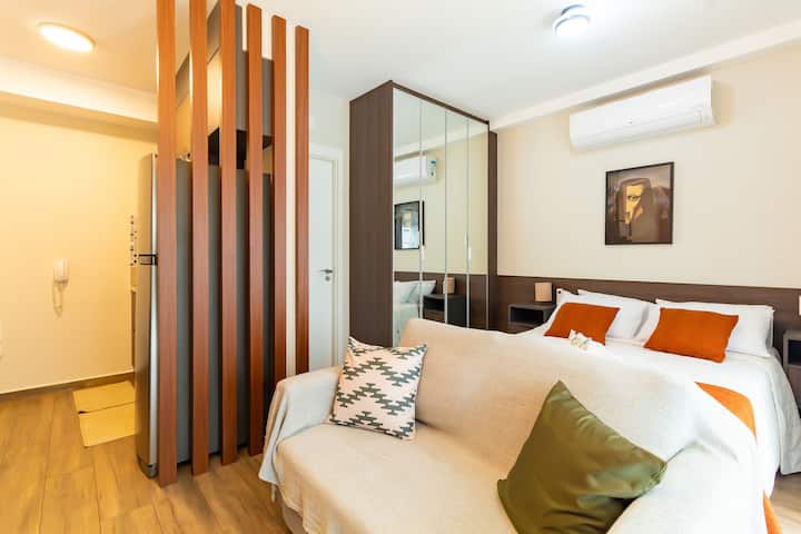 Vs504 - Apto Com Piscina E Vaga Na Augusta - Brazilië