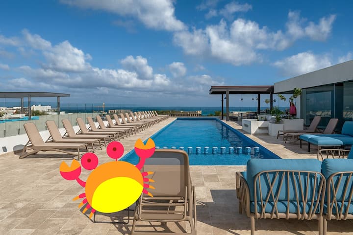 1br Condo W Pools & Rooftop Steps From 5th Ave - Playa del Carmen
