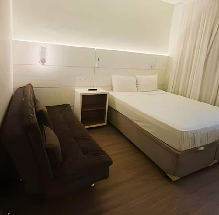 Studio Completo A Poucos Passos Da Praia - Santos