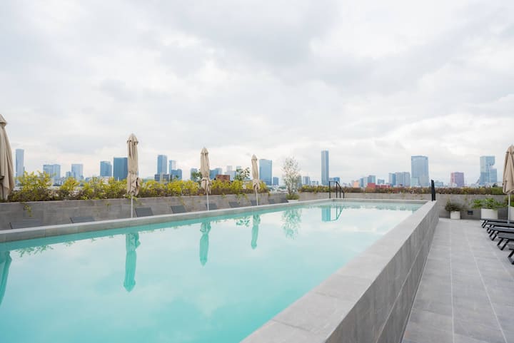 Modern Apt W/ Pool, Gym & Parking | Central Cdmx - Mexico City