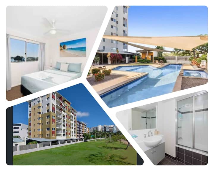 Cbd Apartment W River Views, Pool & Parking - Townsville