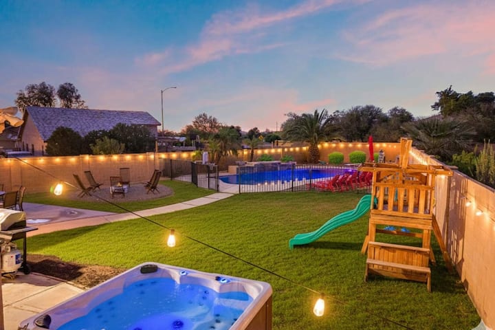 Pause & Play | Pool, Spa, Gaming, Firepit And More - Casa Grande, AZ