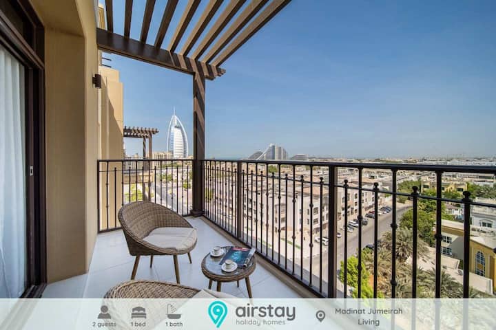 Airstay | Upscale 1br | Iconic Burj Al Arab Views! - Dubai