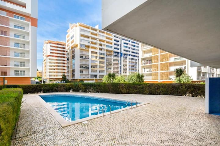 Pool&balcony Downtown Portimão Faia 202 Flat - Portimão