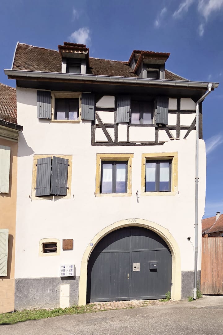 Duplex Le Nid De Cigogne, 100m², Parking Couvert - Rouffach