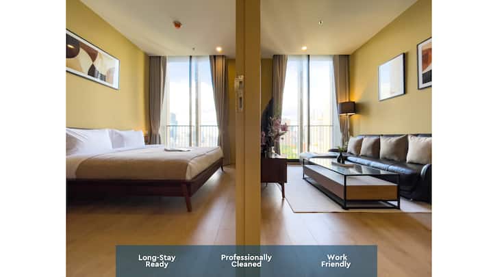 Near Bts • Large 50 Sqm • Rooftop Pool • Sontana - Bangkok