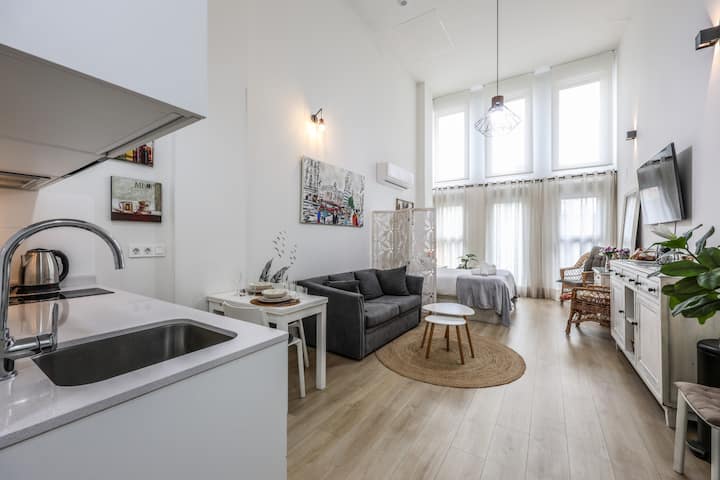 Fancy Studio With Terrace & Pool  -  Madrid South - Getafe