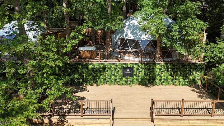 Woodland Dome Retreat - Sleeps 5 With Hot Tub - Bedford