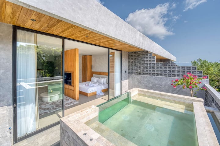 Elourea 1 : 1br Apt W/ Rooftop Pool In Uluwatu - Jimbaran