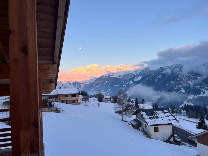 Les Saisies : Superbe Logement Face Au Mont Blanc - Hauteluce