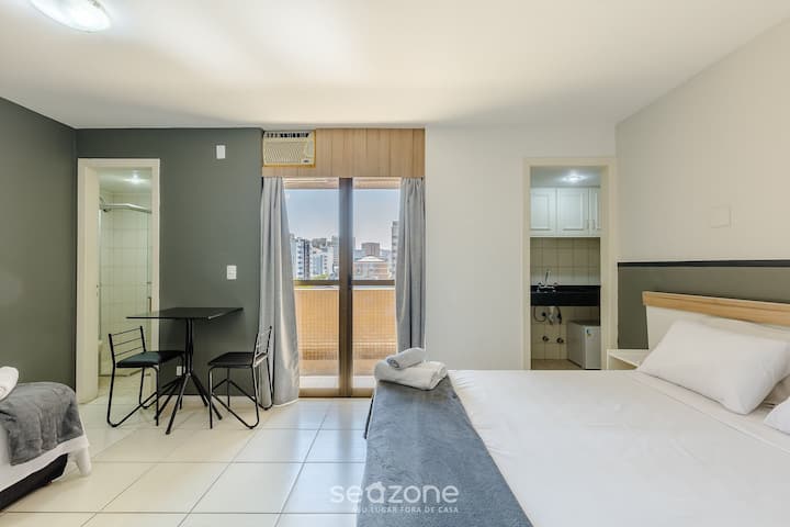 Studio With Balcony In Building With Pool Upp0409 - Curitiba