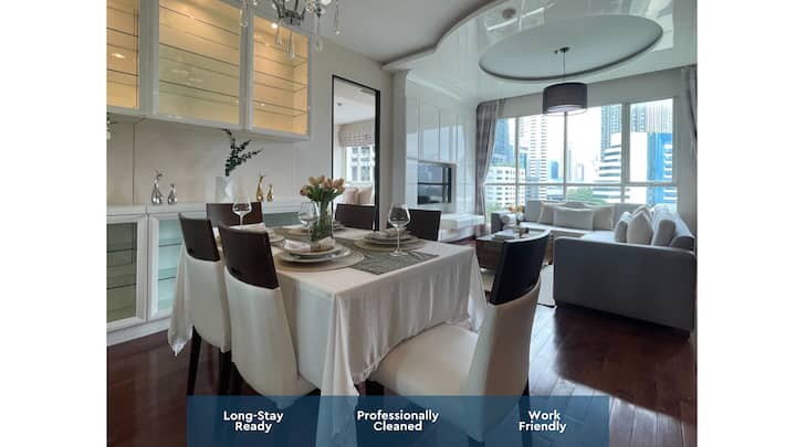 Near Bts  Large 110 Sqm  Pool & Sauna  Sontana - Bangkok