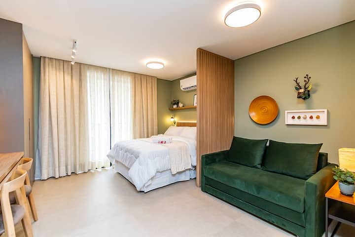 Studio Completo P/ 4 Pessoas No All Batel -Bat1714 - Curitiba