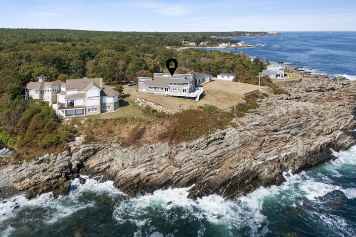 Sweeping Lawn To Rocky Shore | Classic Maine Coast - York's Wild Kingdom, York