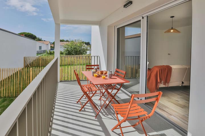 Appartement Neuf à 5 Minutes à Pied De La Plage - Barbâtre