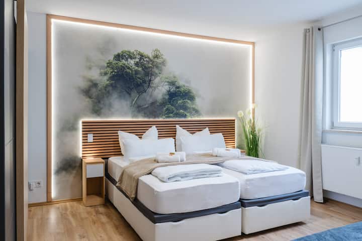 Yaystay - "Forest" I 65m2 I Balkon I Tv I Bahnhof - Waldkraiburg