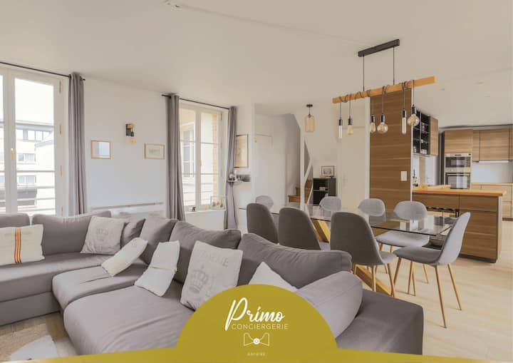 Le Dupleix - Centre, Parking, 15 Min De La Gare - Gare d'Amiens