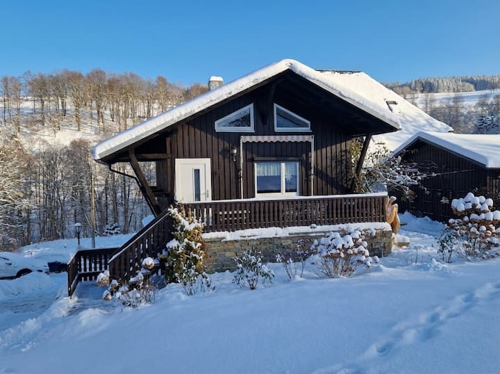 Chalet En Bois Dans Les Monts Métallifères - Breitenbrunn/Erzgebirge