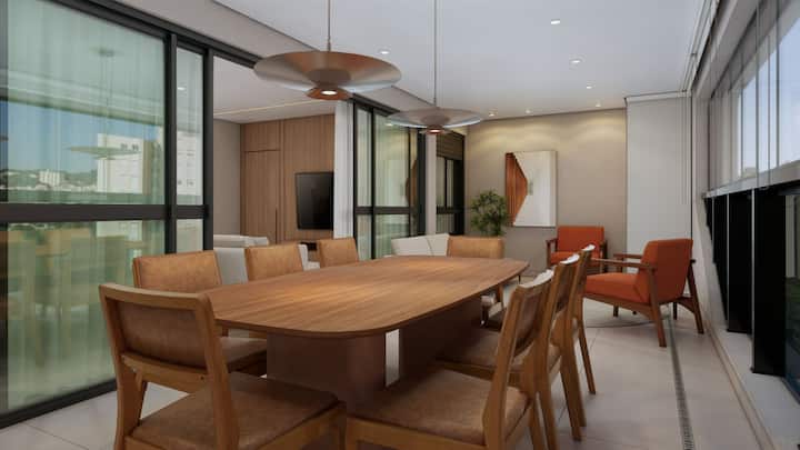 Apto De Luxo Para Morar No Parque Da Cidade - Moema