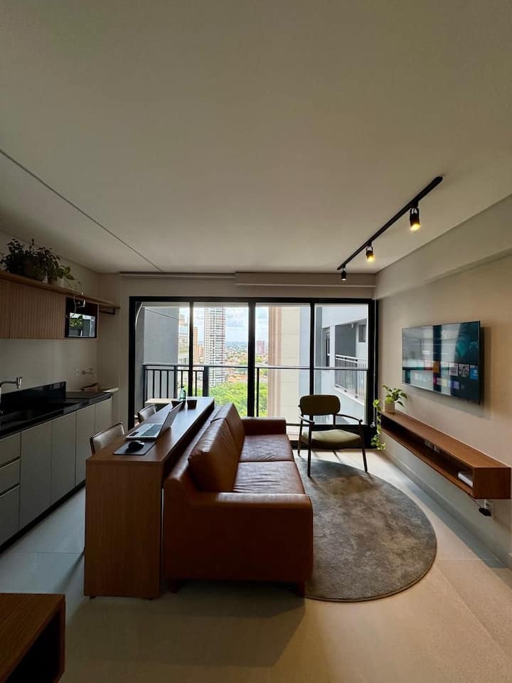 Apê De Luxo Com Vista Do Parque Vaca Brava - Goiânia