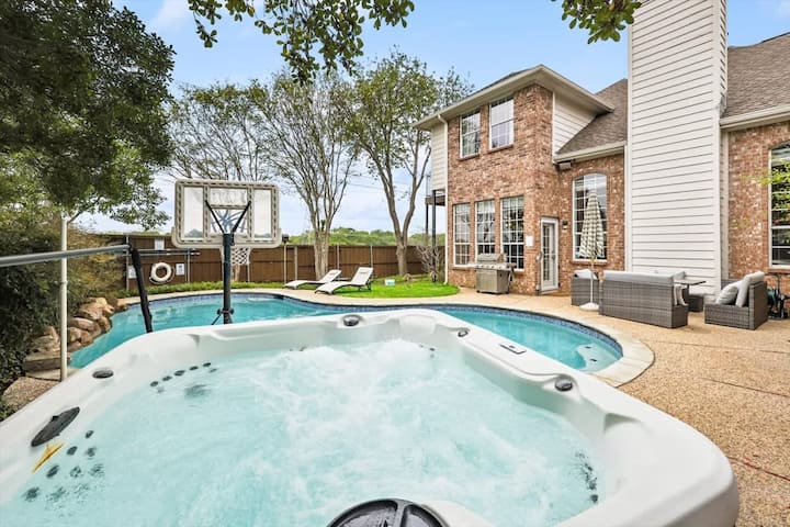 Grand Gem For Large Groups - Pool+cinema+playroom - Carrollton, TX