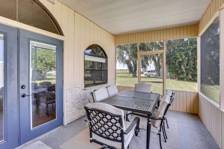 Walk To Lake Placid: Family Home W/ Bbq & Bar Area - Lake Placid, FL