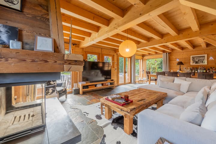 Alpine Luxury Chalet Pool & Jacuzzi - Sallanches