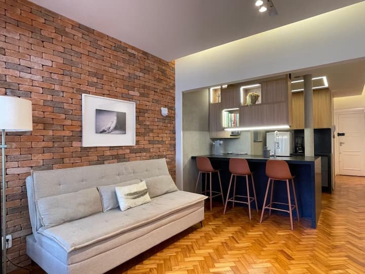 Laris Rio - Copanema: Lindo Studio Perto Da Praia - Brazil