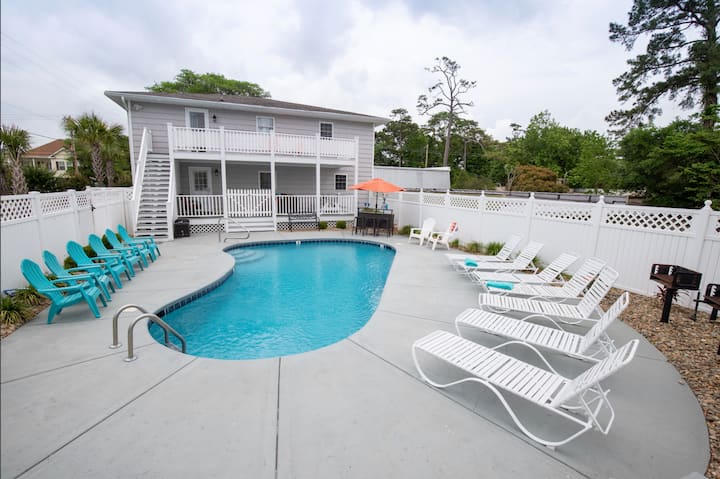 Amazing 8 Br House With Inground Pool. - North Myrtle Beach, SC