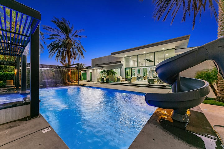 Luxe Estate: 11br, Tennis, Gamerm, Theater - Palm Desert, CA