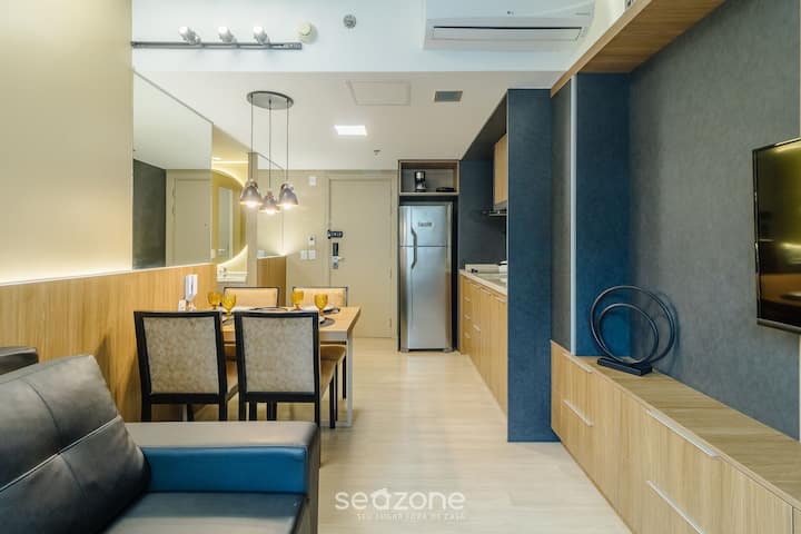 1br Apart. In Condo W/ Gym, Setor Marista Bls1657 - Goiânia