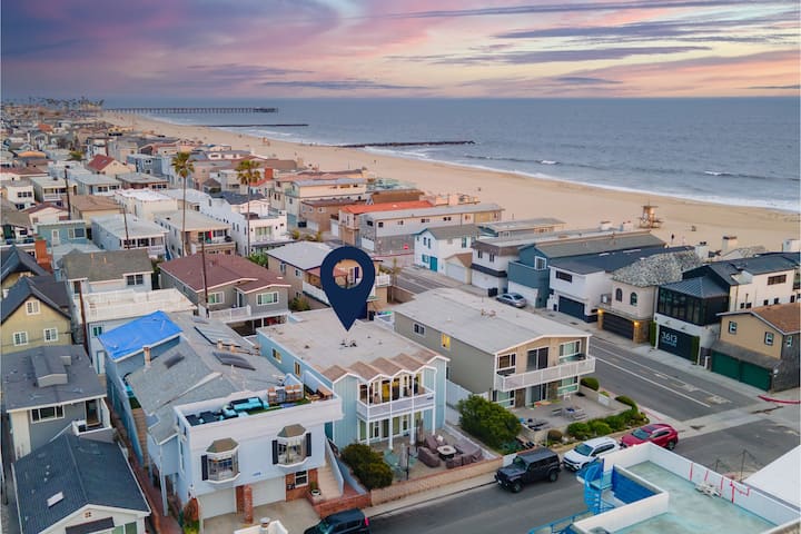 Rooftop & Balcony Views, Steps To Newport Pier - Newport Beach, CA