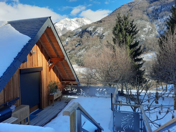 Chalet Cosy Avec Vue Magique - Gavarnie-Gèdre