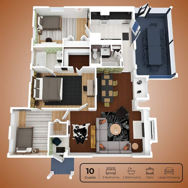 Renovated House With Parking - Palm Wave Stays - Palm Beach, FL