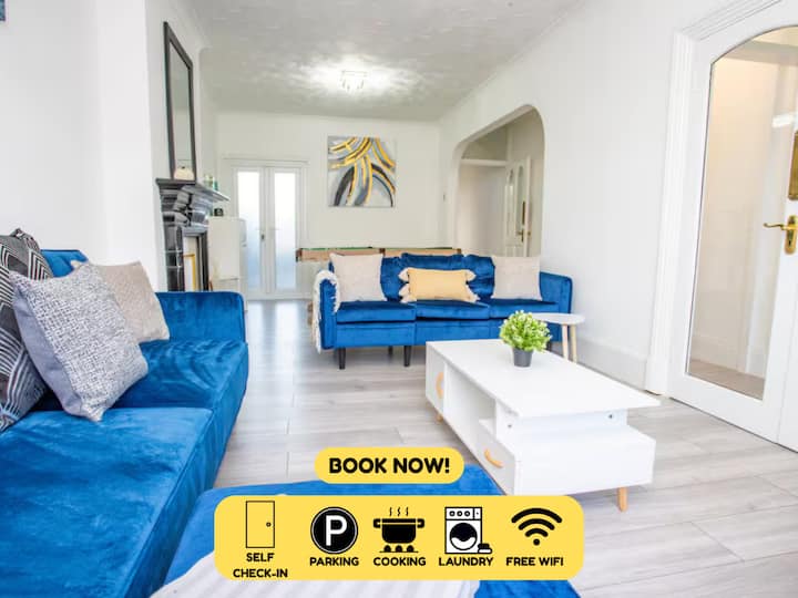 Sunny 3br Home Near Portsmouth Park - Portsmouth