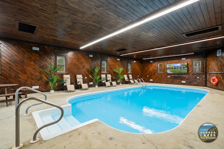 All Year Heated Indoor Pool|3mins To Wilmot|groups - Fox Lake, IL