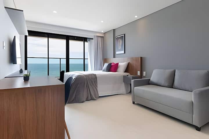 Art Studio Vista Mar Frontal Armação Pituba Airbnb - Brazil