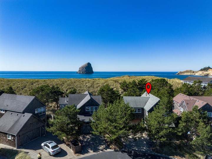 Dune Grass-steps To Beach, Dog Ok, Bikes, - Pacific City, OR