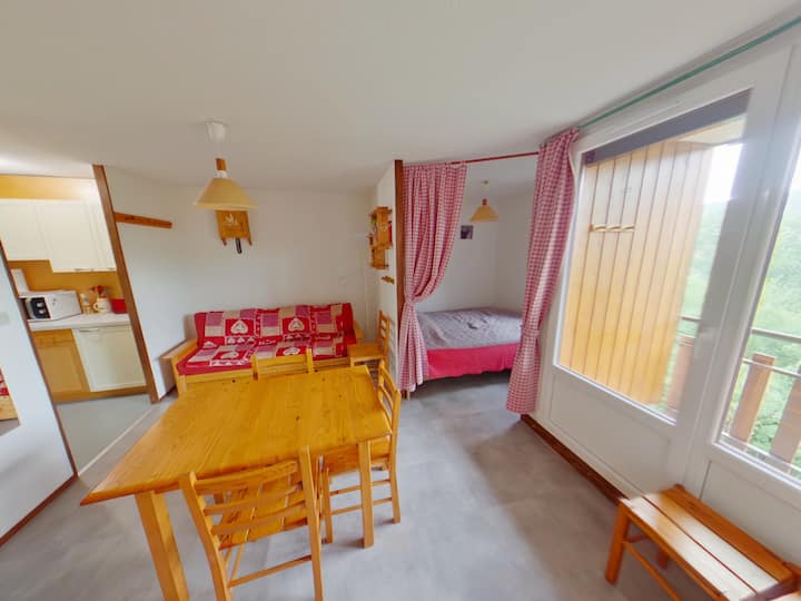 Studio Lumineux Avec Loggia Aux Rousses - Les Rousses