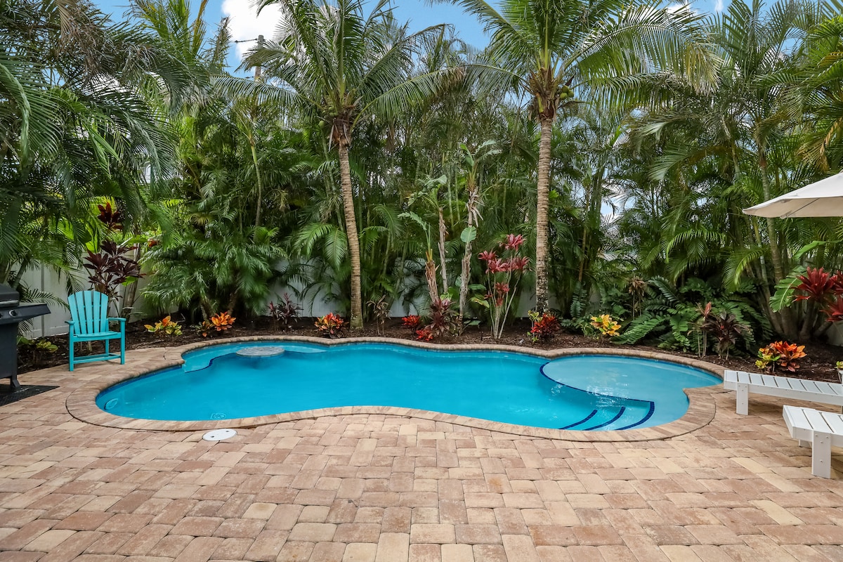 Cottage sulla spiaggia di Bean Point: piscina, spiaggia e baia - case ...