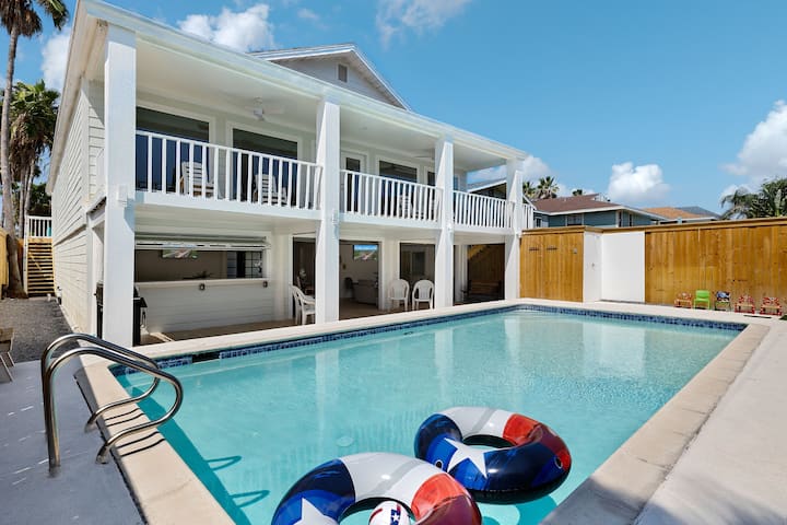 Large South Padre Island Home, Pool Sleeps 22 - South Padre Island, TX