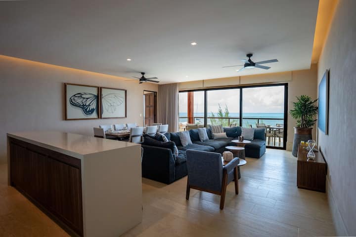Beachfront Condo | 3br | Family Getaway - Isla Mujeres