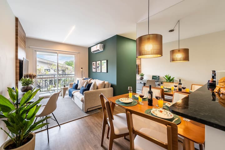 A5/104-apto Einstein Para 6 Pessoas Com Cama King - Santo Amaro