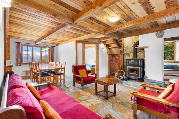 Chalet La Verne - Appartement Du Haut - 9 Pers - Nendaz